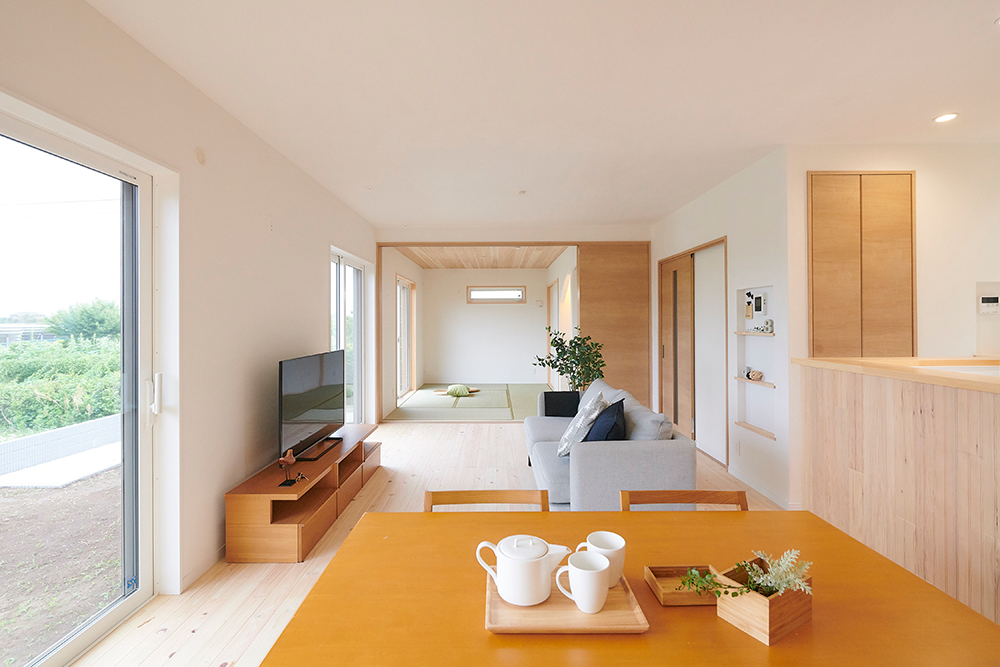 平屋で実現する「使いやすい動線計画」 ～毎日の暮らしがスムーズになる家づくりの工夫～ | 市川市・船橋市で平屋の注文住宅は自然素材・高耐震・高断熱の工務店DAISHU